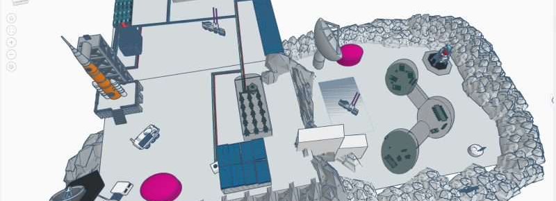 Moon Camp | Logiciel Tinkercad | ESERO – European Space Education ...